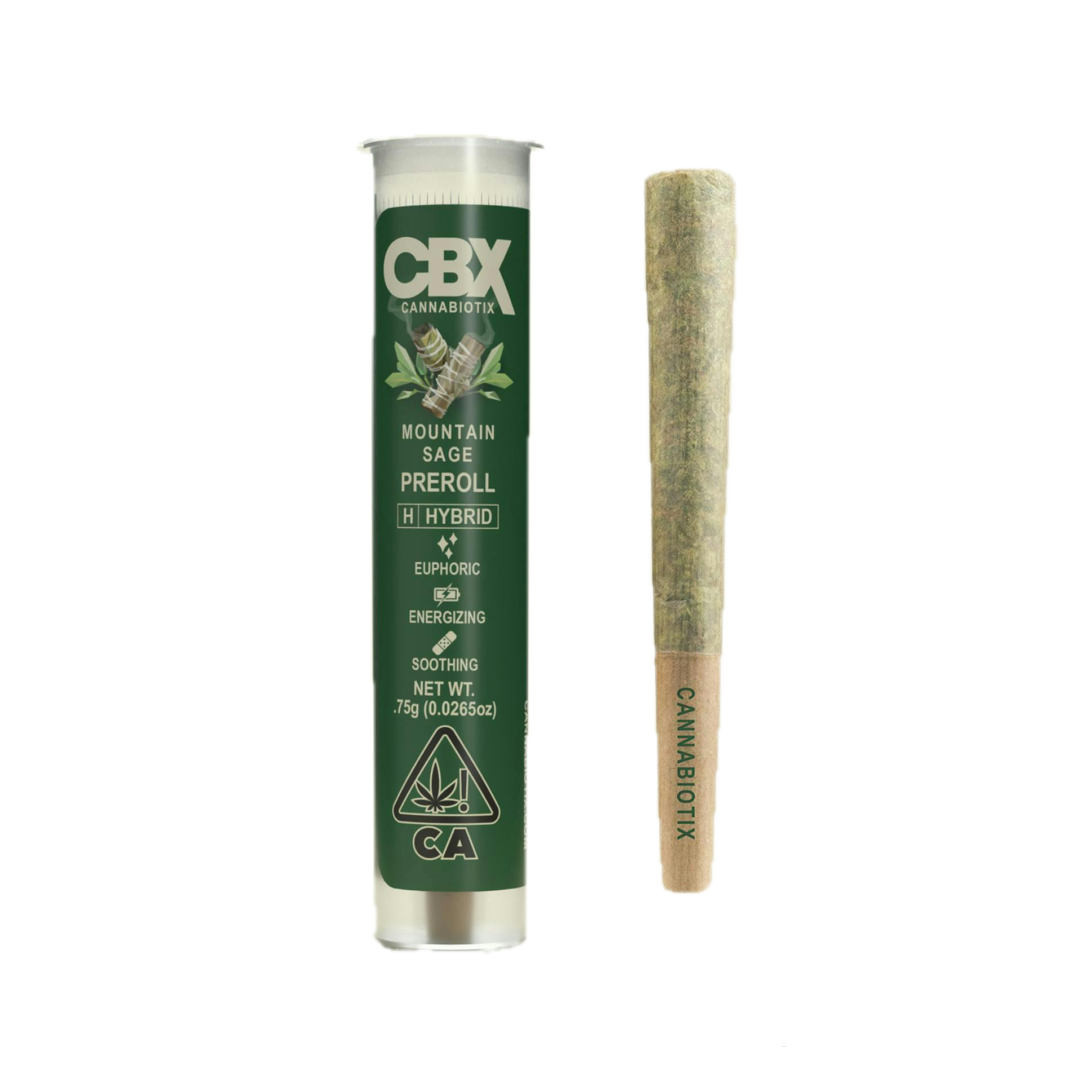 Cannabiotix Mountain Sage Pre-Roll Prerolls Strain (sativa), 0.75g