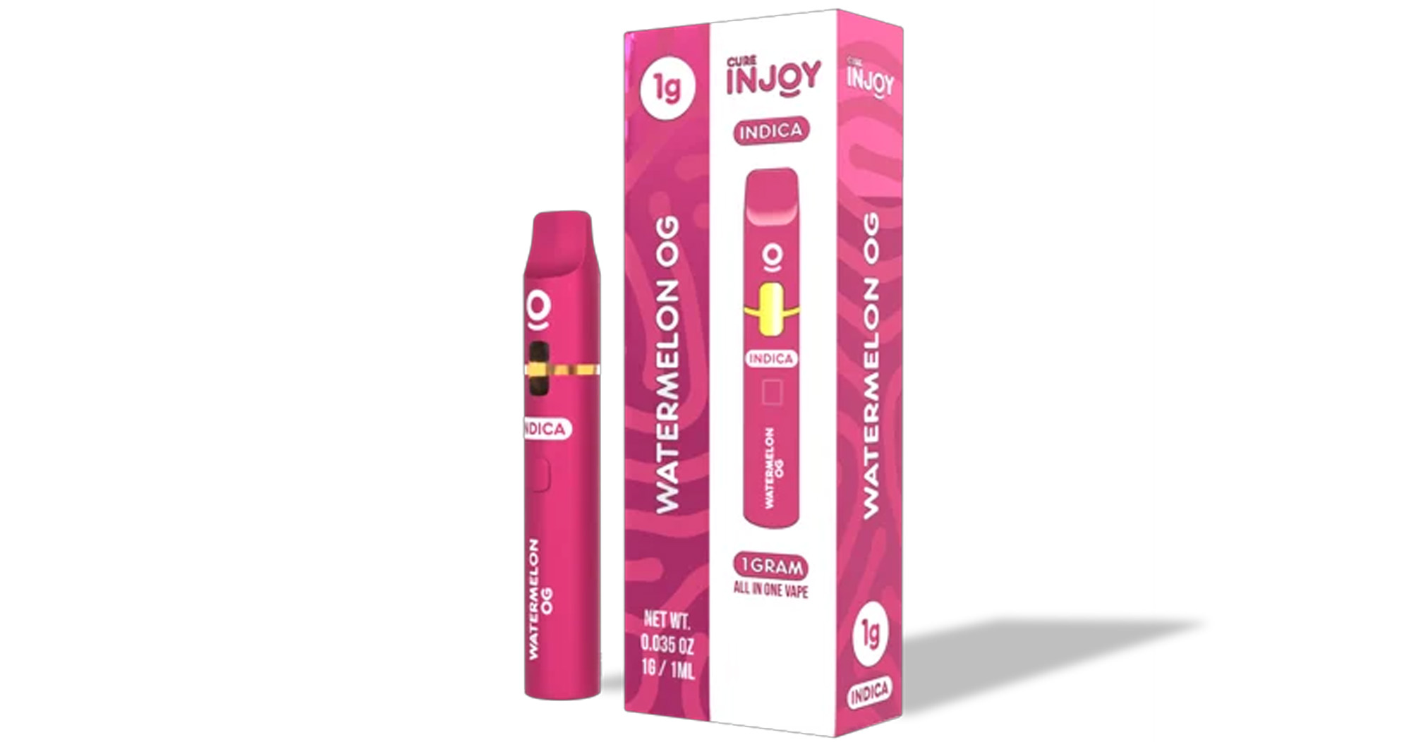 Chula Vista H. St - Cure Injoy - Watermelon OG AIO - 1g - San Diego ...