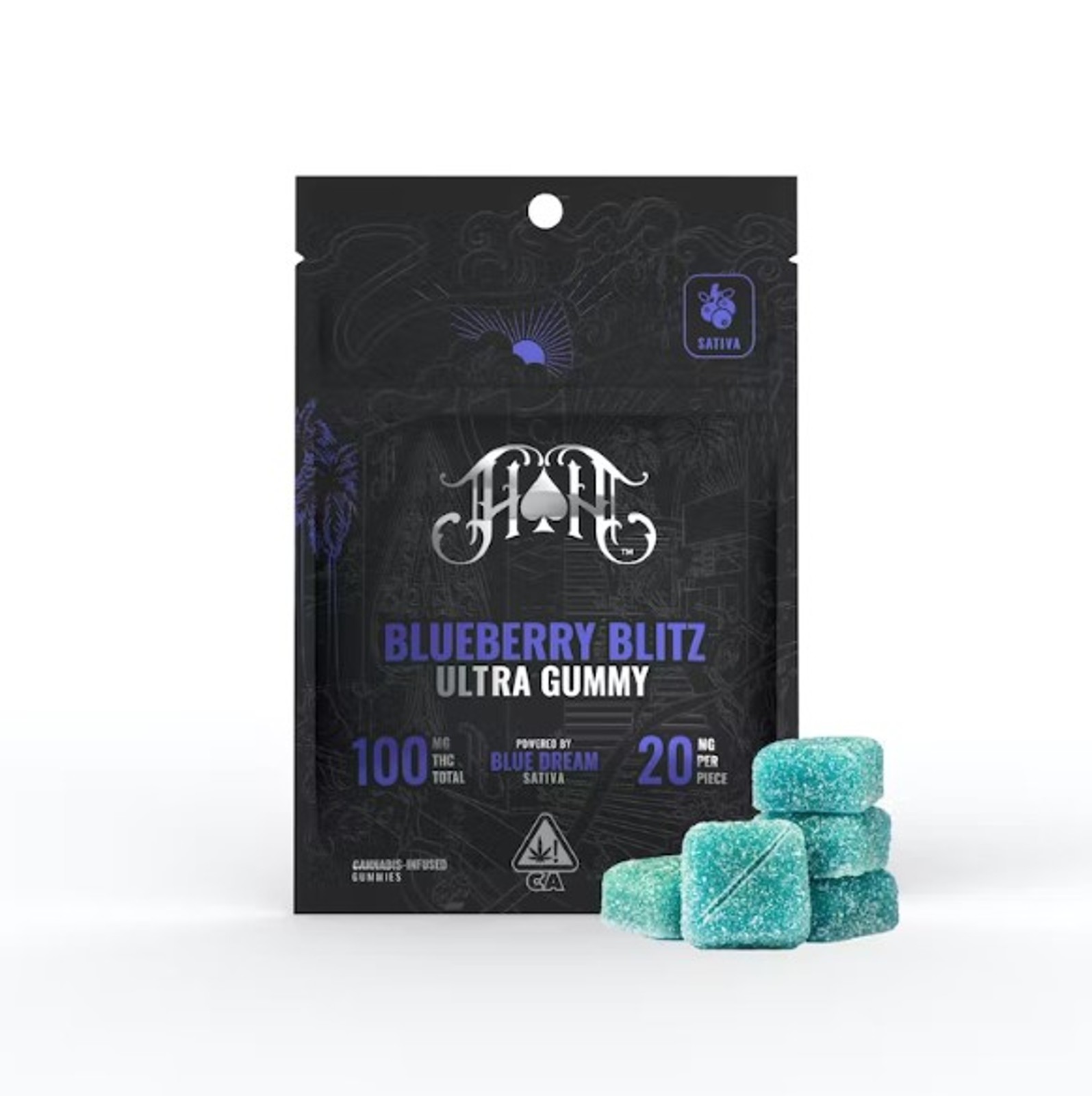 Heavy Hitters - Blueberry Blitz - 100mg | GreenStone