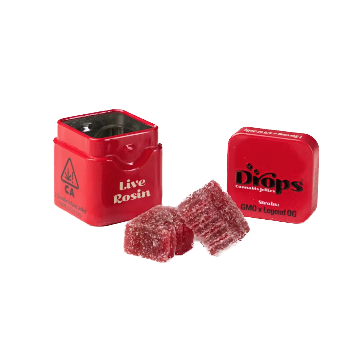 Drops Cherry 2-Piece Single Drops Edibles Strain (indica), 100mg
