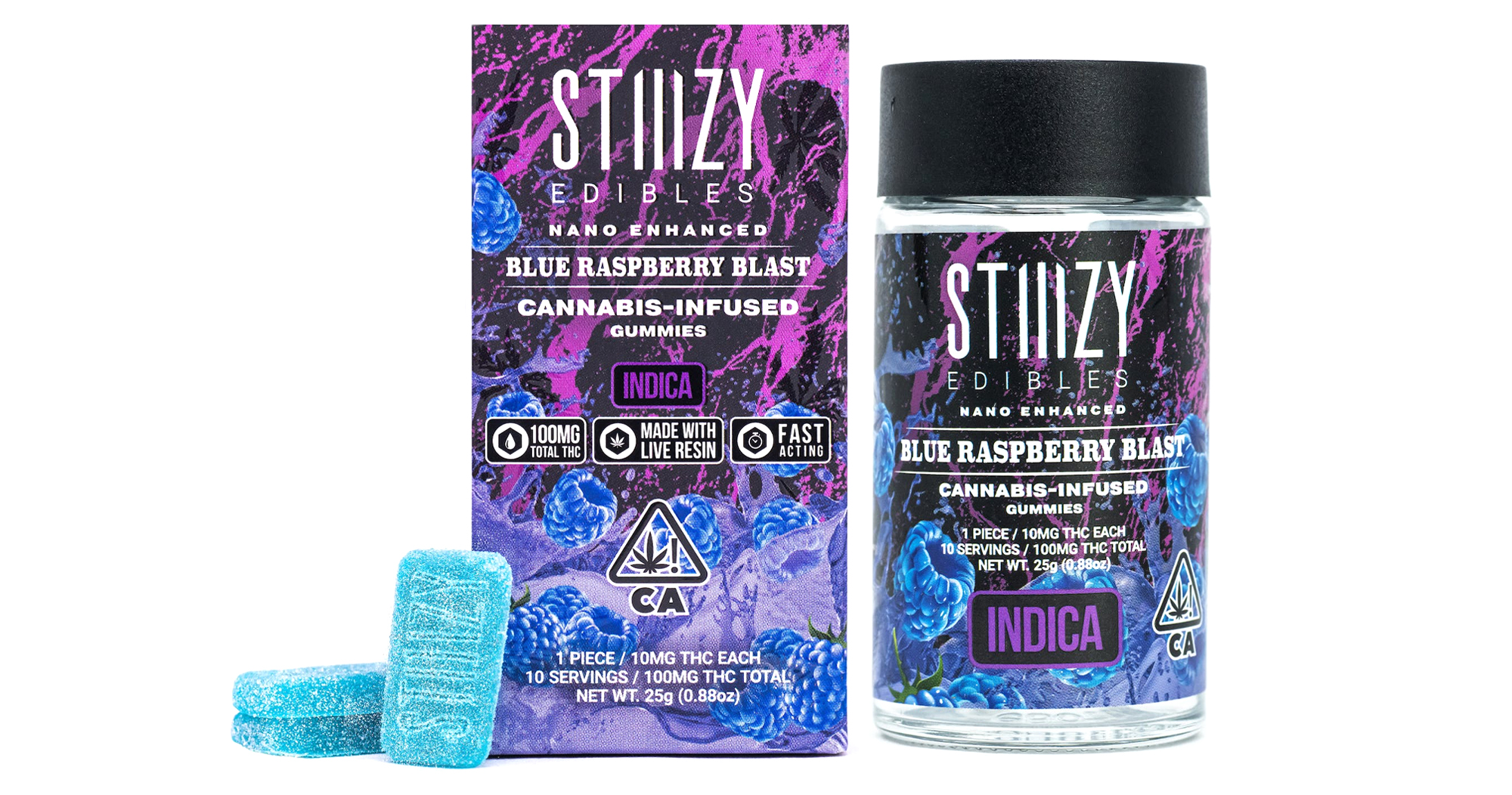 Chula Vista H. St - Stiiizy - Blue Raspberry Blast Gummies - 100mg ... Chula Vista H. St - Stiiizy - Blue Raspberry Blast Gummies - 100mg ...