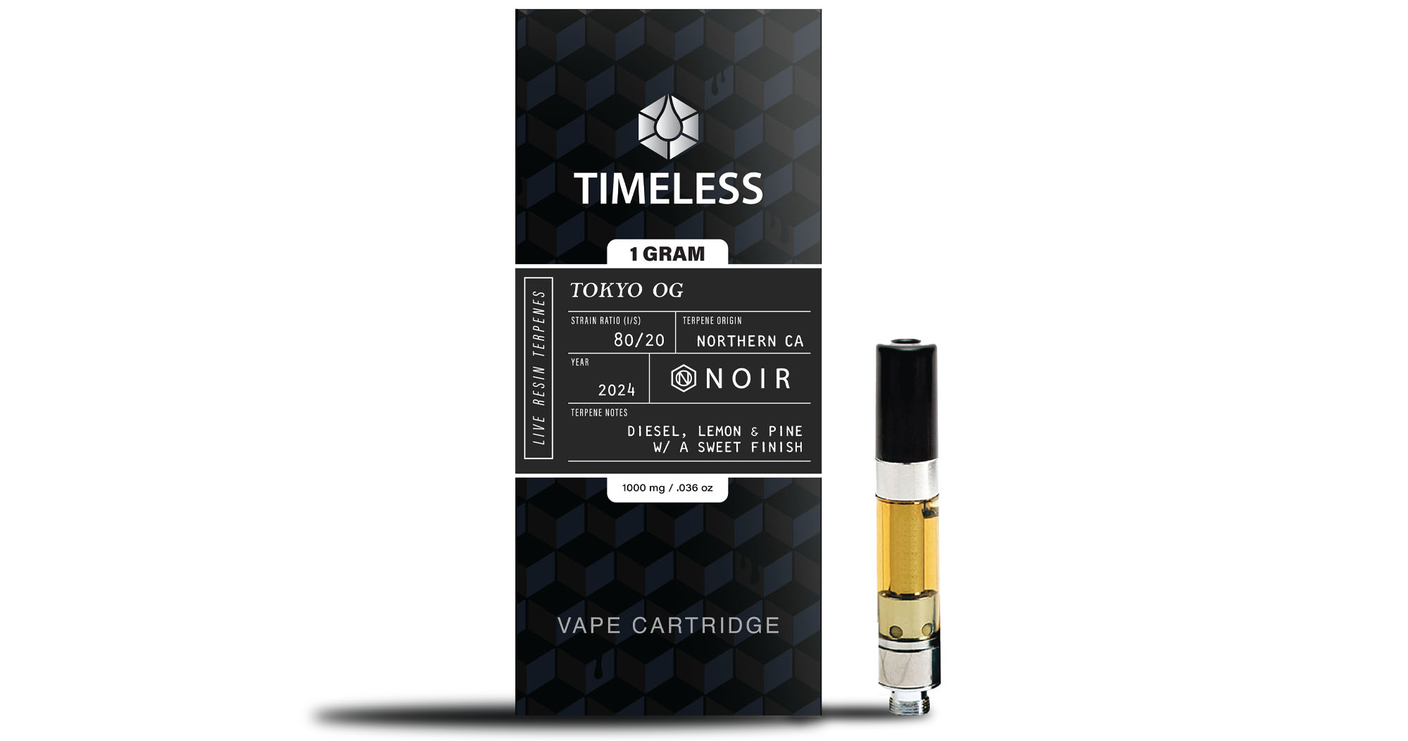 Mission Valley - Timeless - Tokyo OG Live Resin Cartridge - 1g - San ...