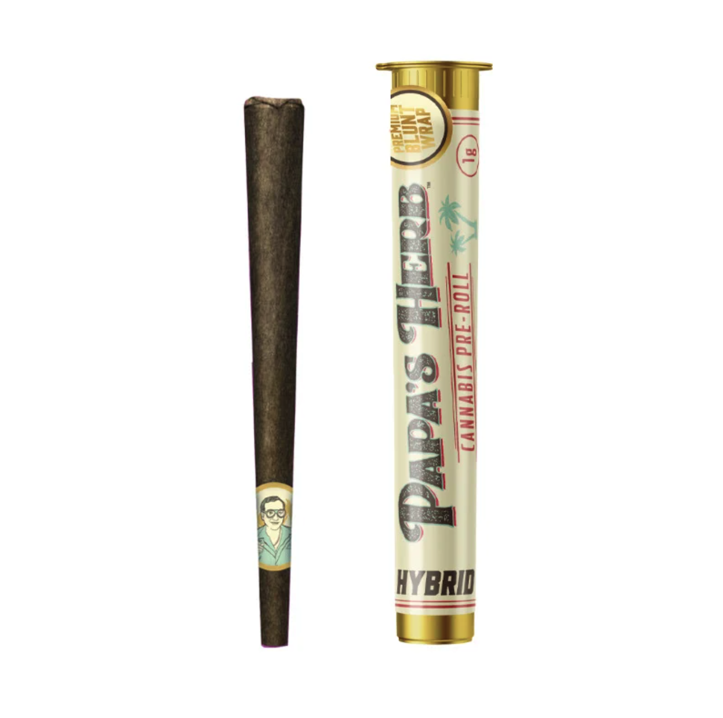 Papa's Herb Pink Cookies Blunt Prerolls Strain (hybrid), 1g