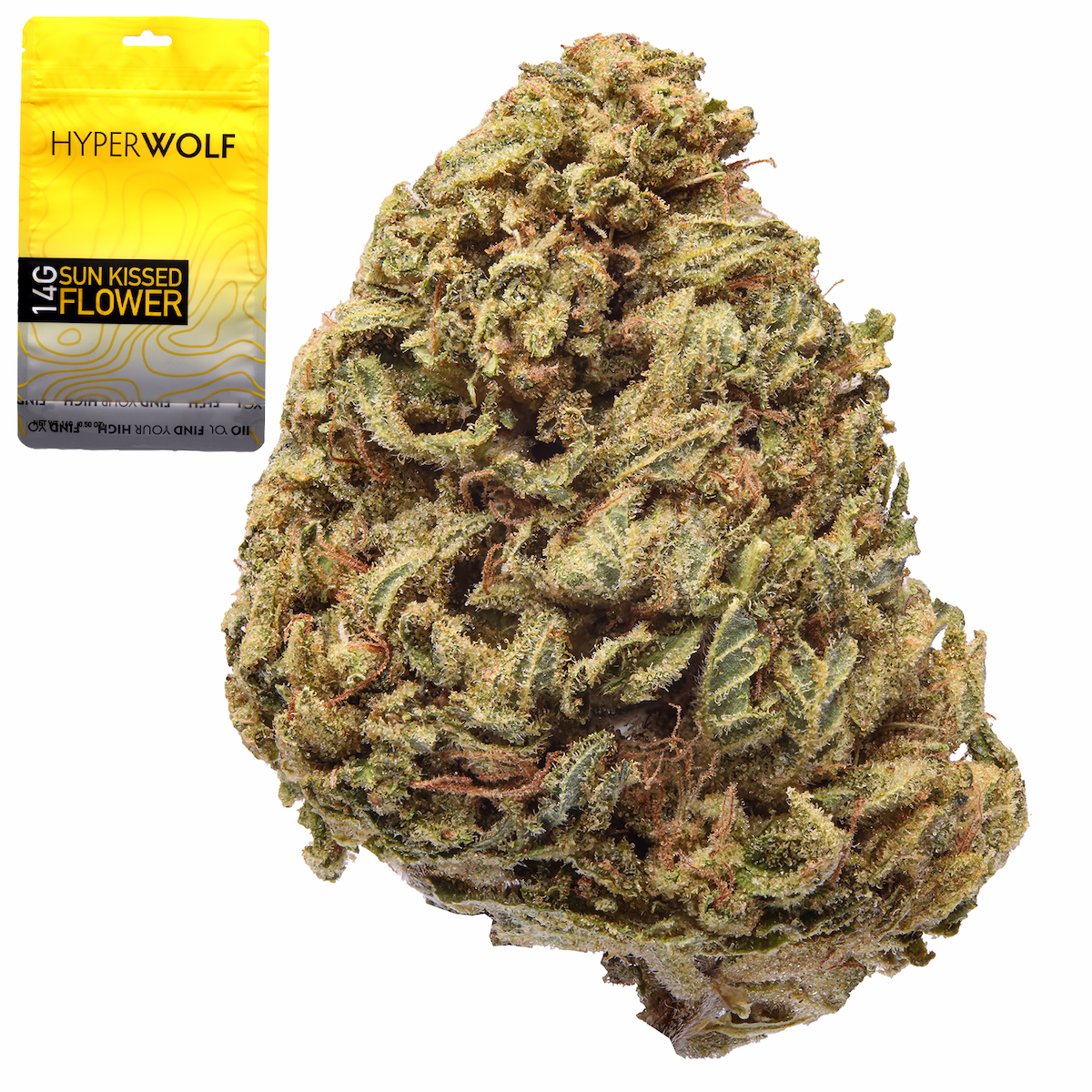 Hyperwolf Rainbow Belts Half Ounce Flower Strain (sativa), 14g