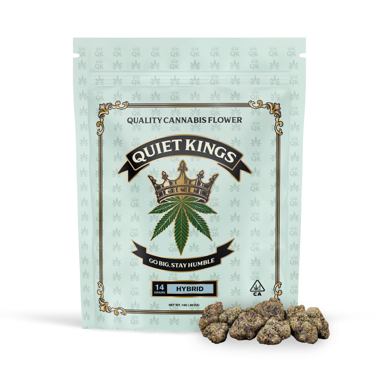 Quiet Kings Animal Mintz Half Ounce Flower Strain (hybrid), 14g