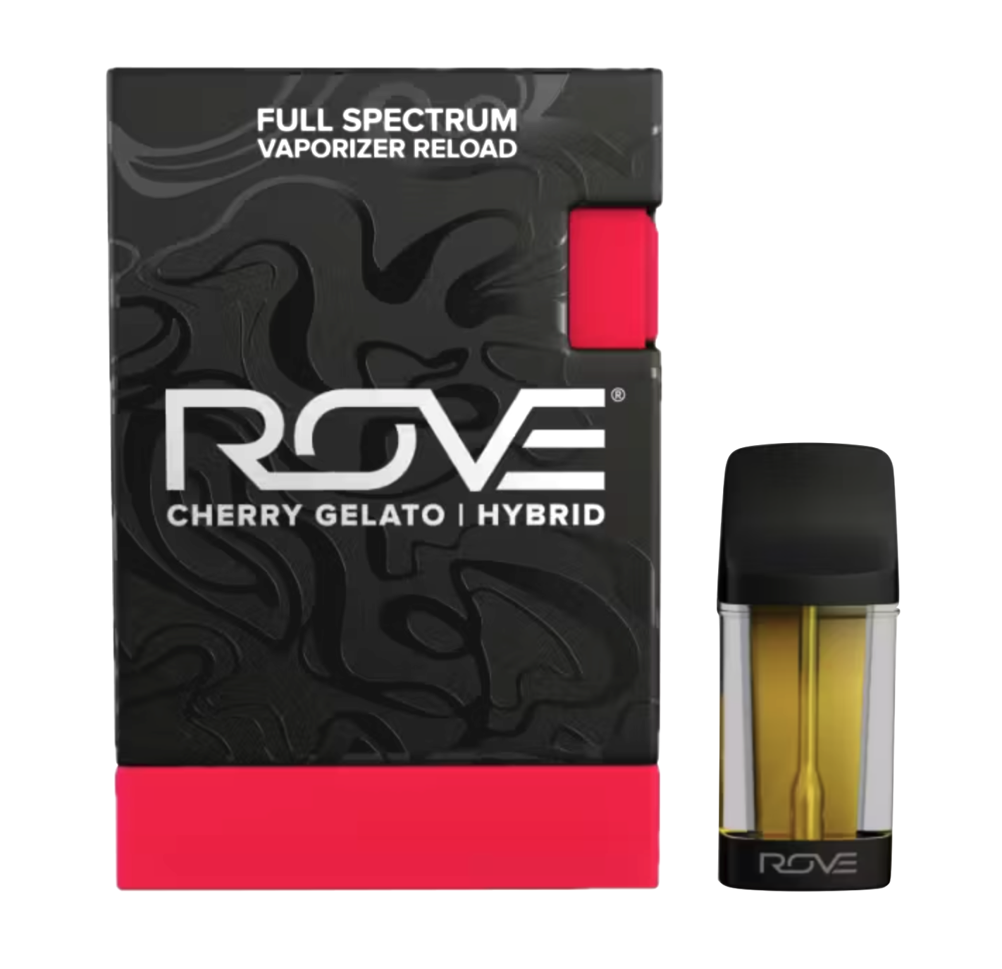 Rove Cherry Gelato Melted Diamond Live Resin Pod Vapes Strain (hybrid), 1g